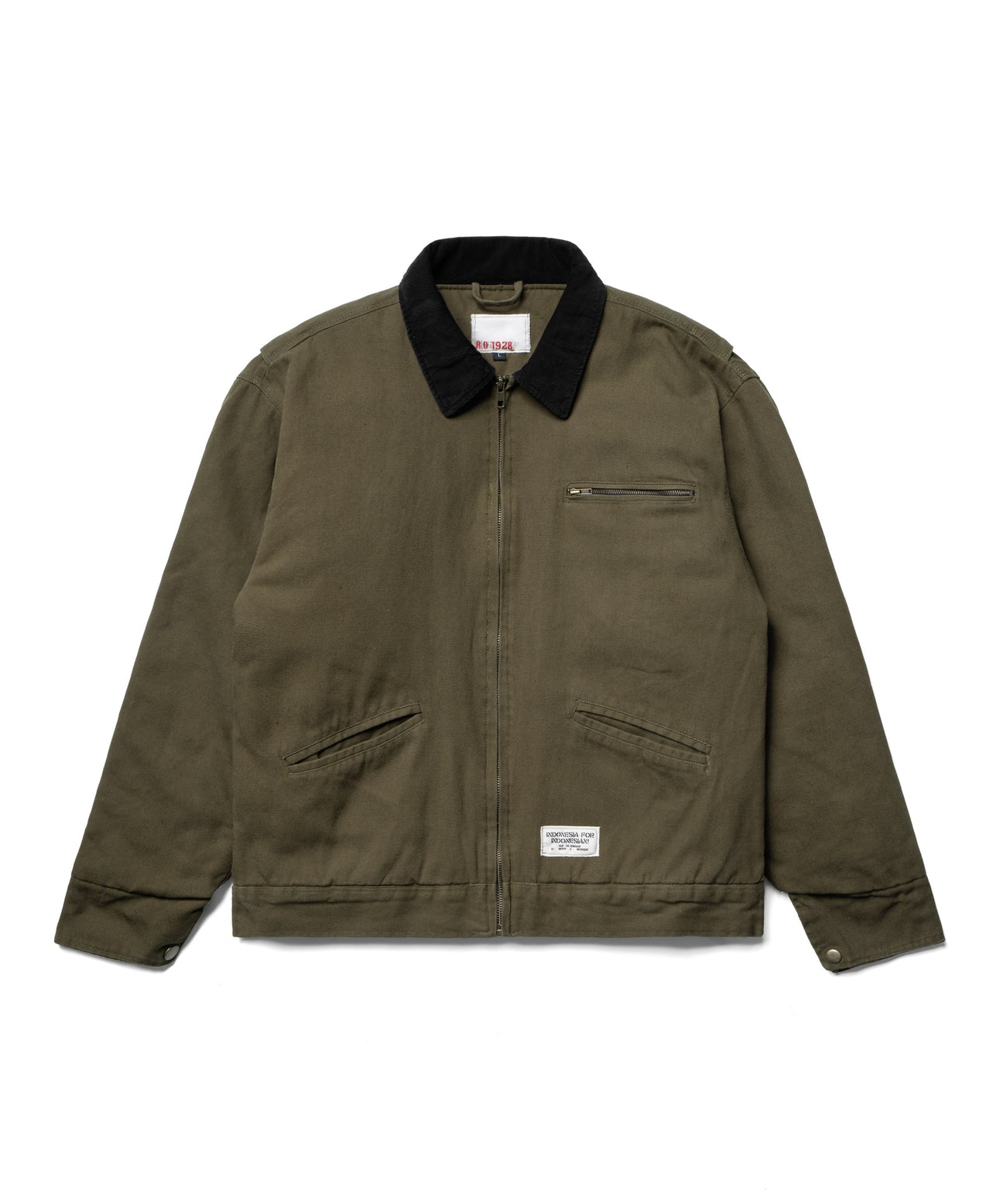 Insurgent Club x Infipop - Jacket R.O. 1928 Olive – insurgentclub